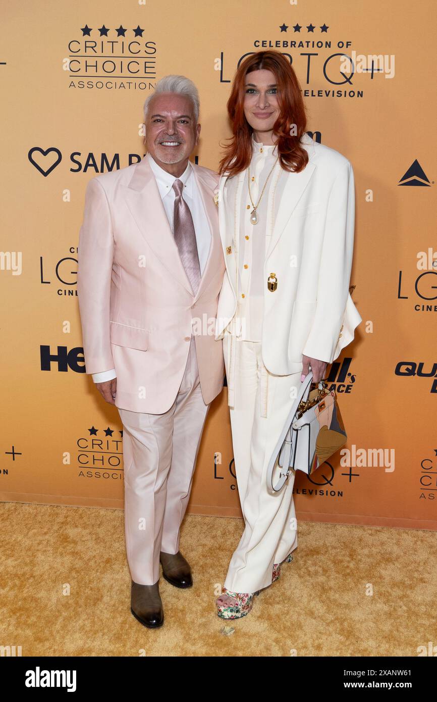 Los Angeles, USA. 07th June, 2024. Henry R. Munoz and Kaia Ferari-Munoz ...