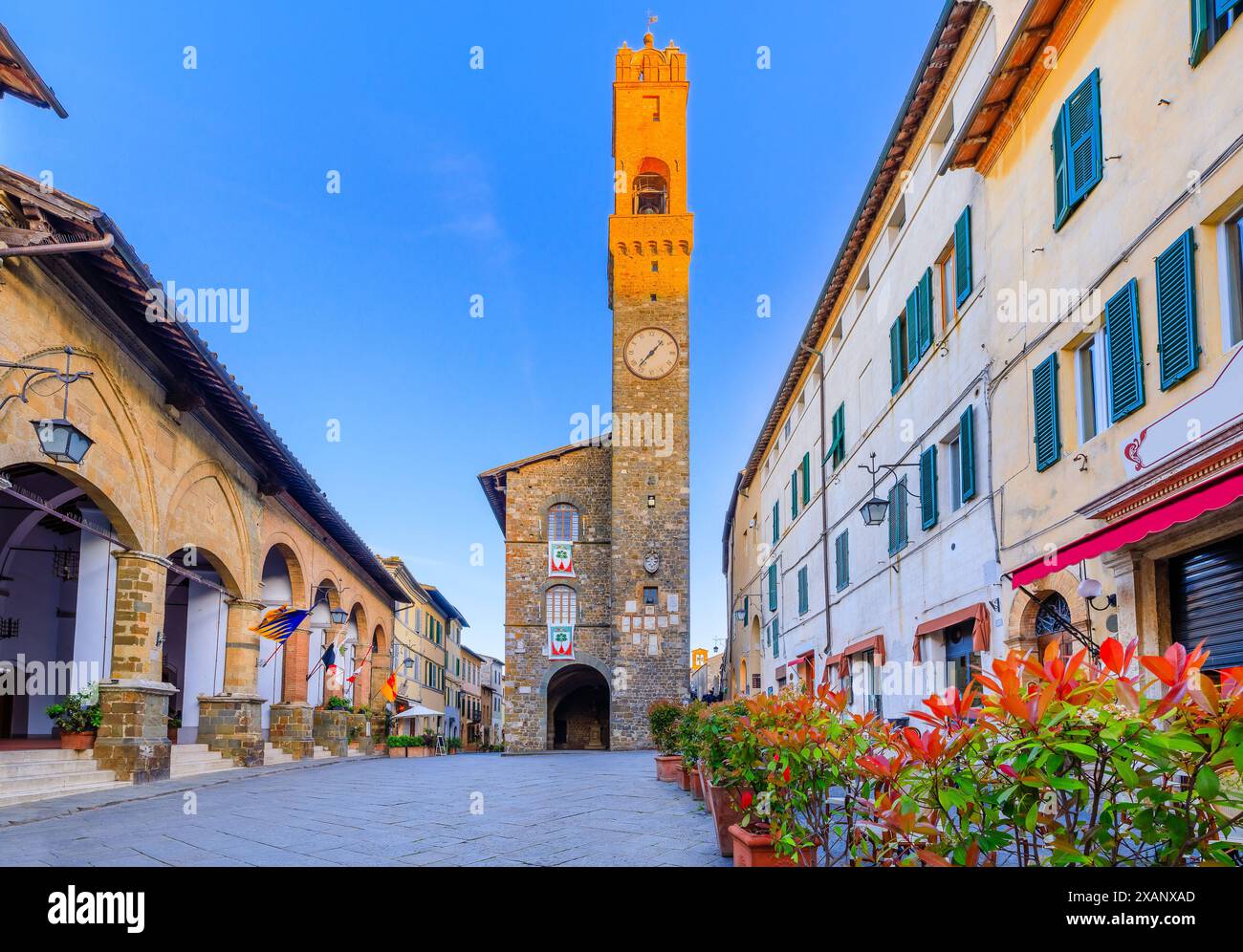 Landscape medieval town montalcino hi-res stock photography and images ...