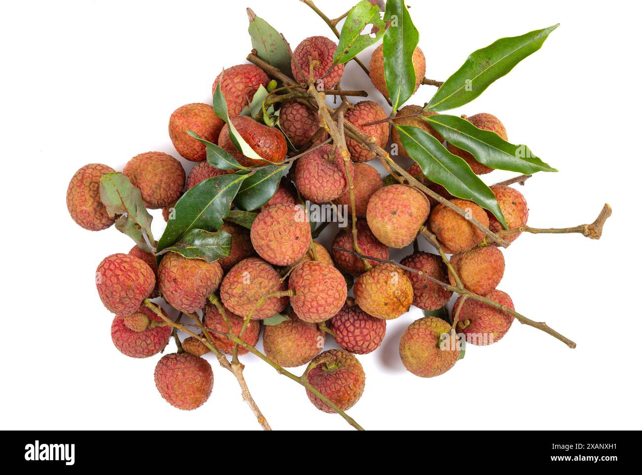 Bunch lychee fruit litchi Cut Out Stock Images & Pictures - Alamy