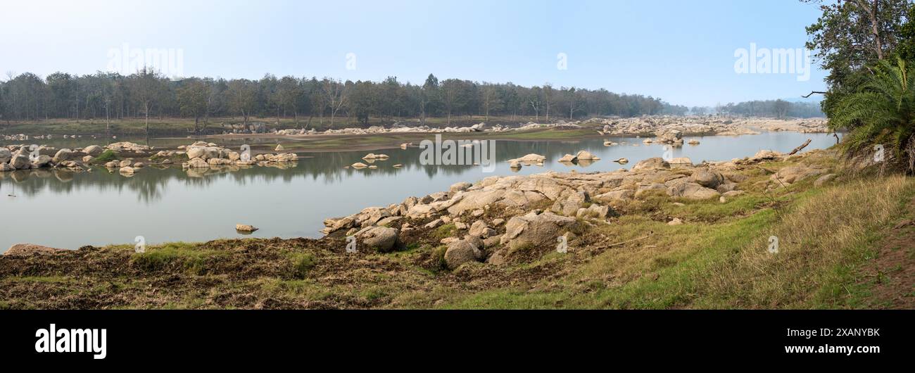 Pench National Park Environment Panorama, Rivers, Lakes, Grassland and ...