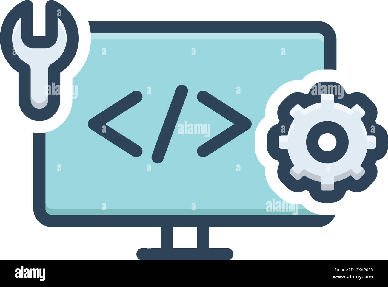 Icon for web develop, coding Stock Vector Image & Art - Alamy