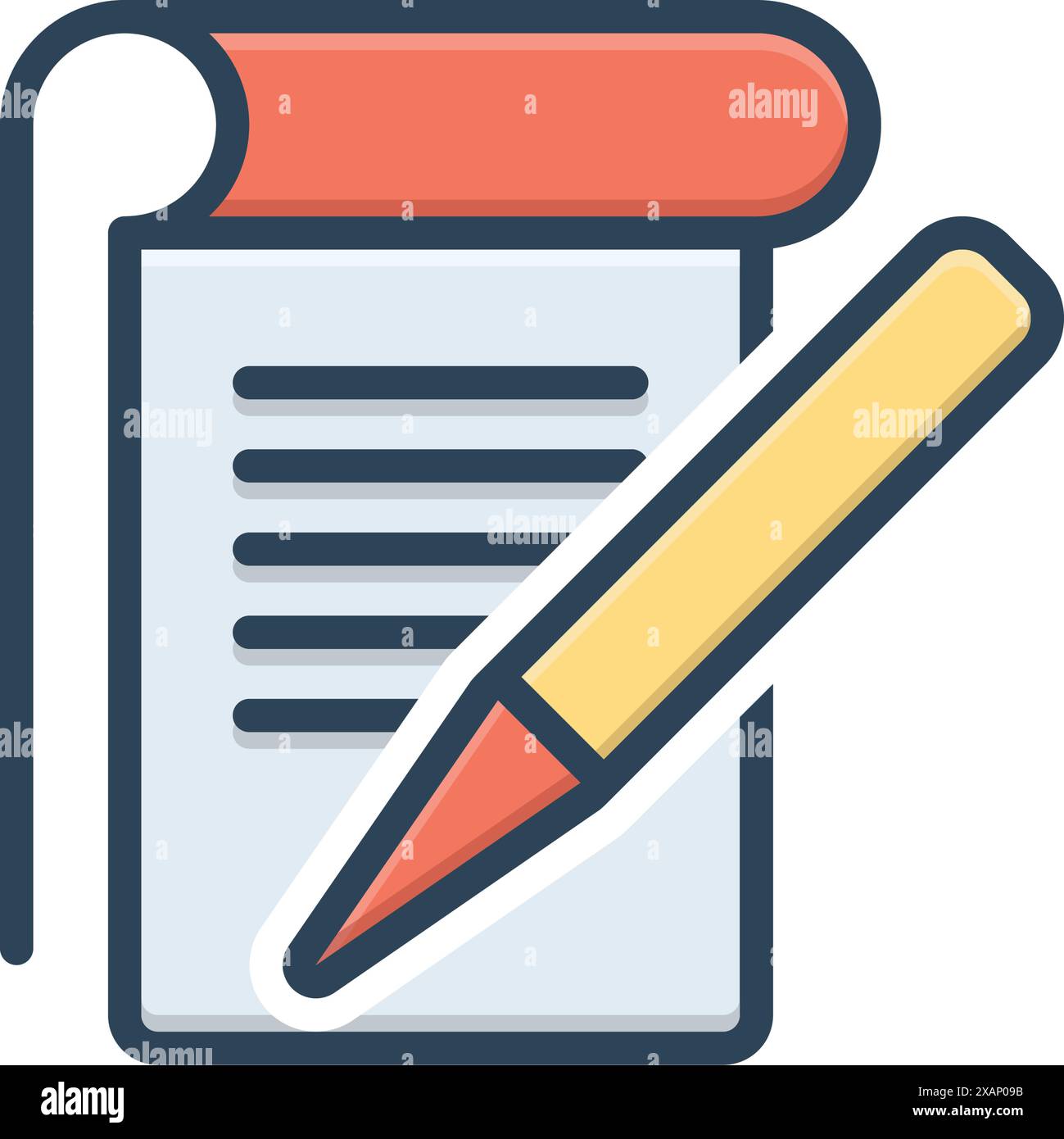 Icon for student notes,editorial,notes Stock Vector Image & Art - Alamy