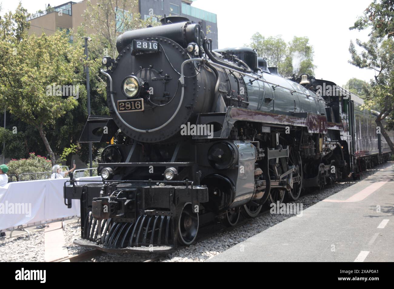Mexico City, Mexico. 07th June, 2024. The Emperatriz Steam Locomotive ...