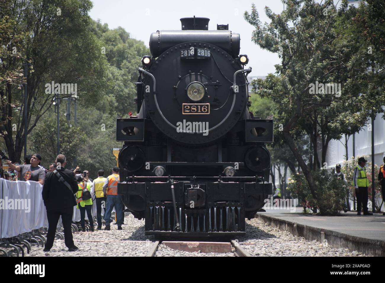 Mexico City, Mexico. 07th June, 2024. The Emperatriz Steam Locomotive ...
