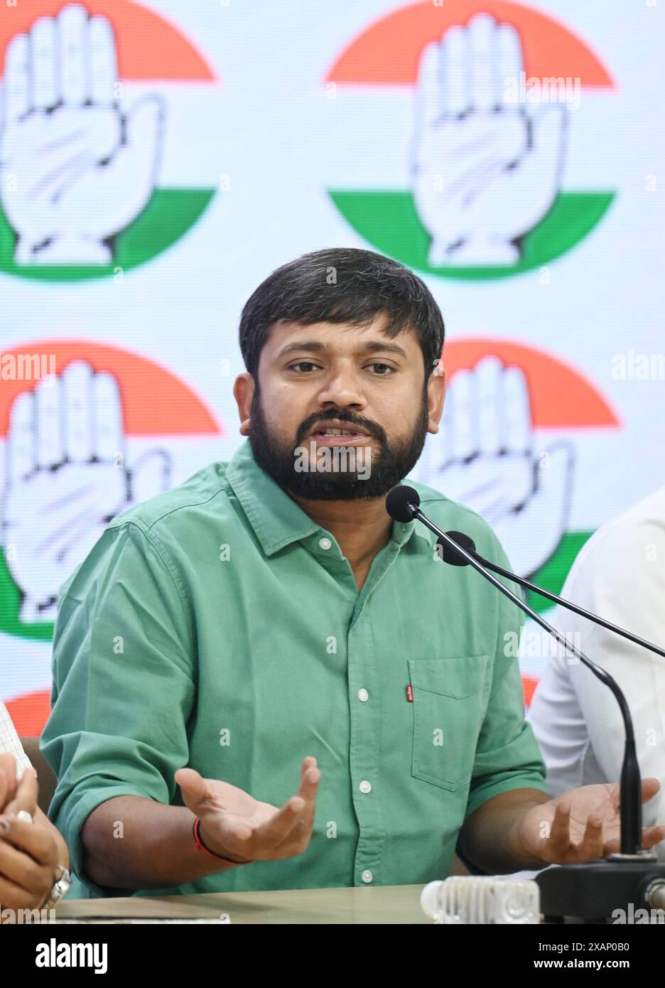 New Delhi, India. 07th June, 2024. NEW DELHI, INDIA - JUNE 7: Kanhaiya ...