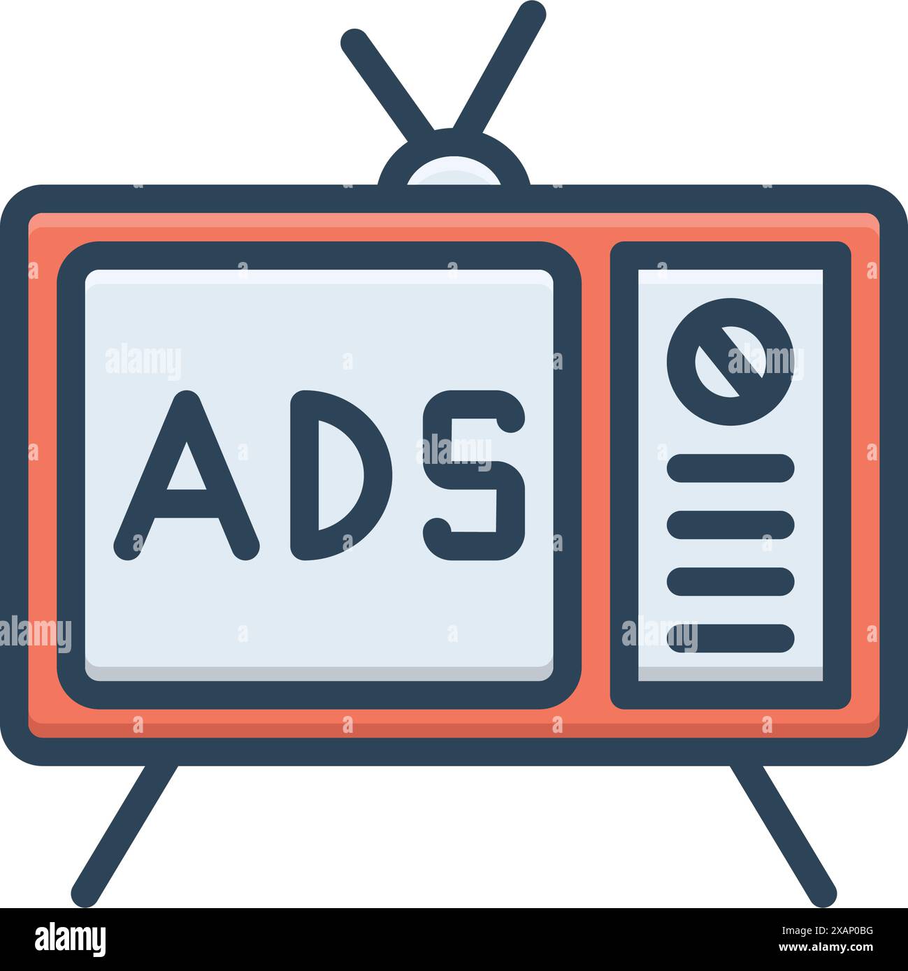 Advertisement television channel Stock Vector Images - Alamy