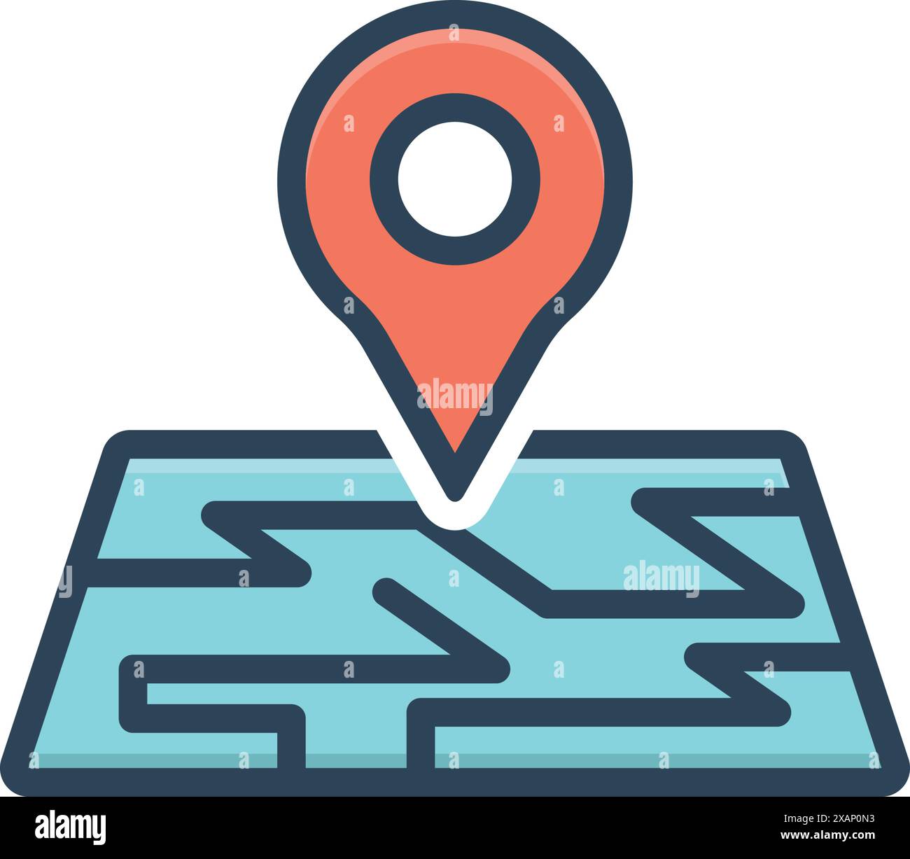 Map location pointer hi-res stock photography and images - Alamy