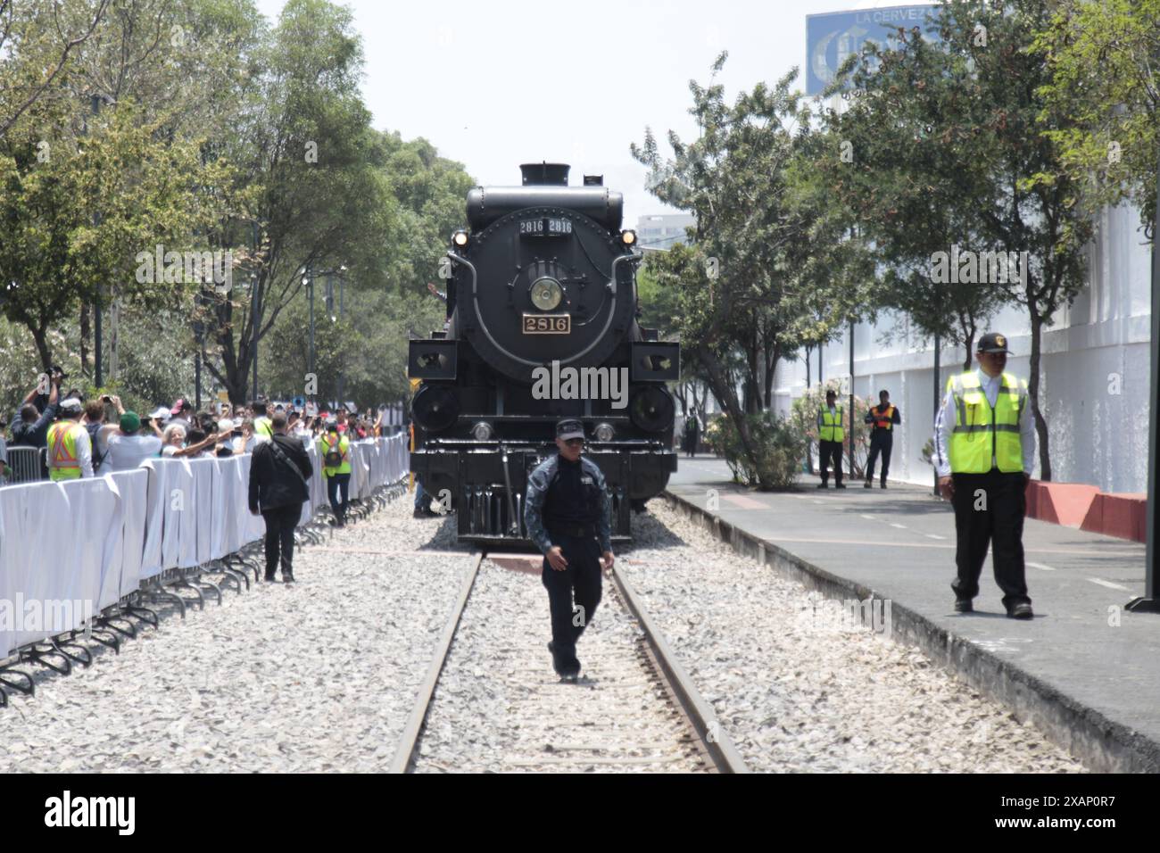 Mexico City, Mexico. 07th June, 2024. The Emperatriz Steam Locomotive ...
