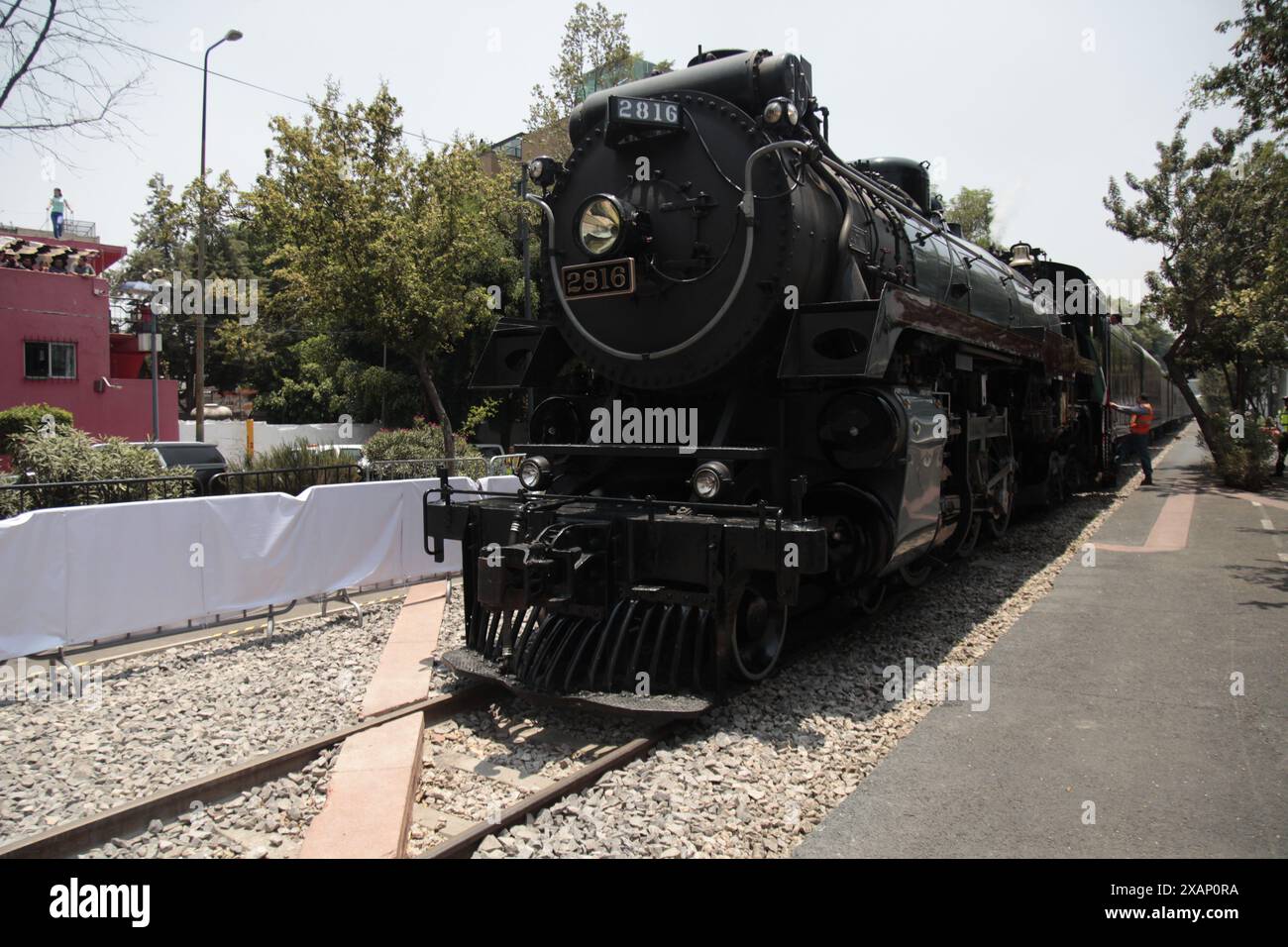 Mexico City, Mexico. 07th June, 2024. The Emperatriz Steam Locomotive ...