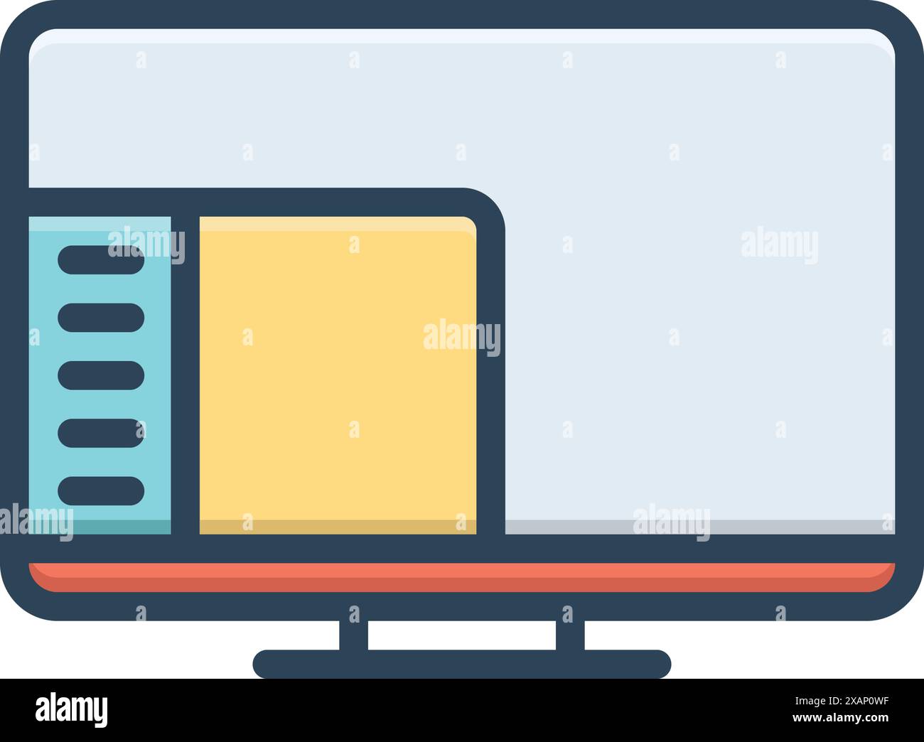 Desktop start Stock Vector Images - Alamy