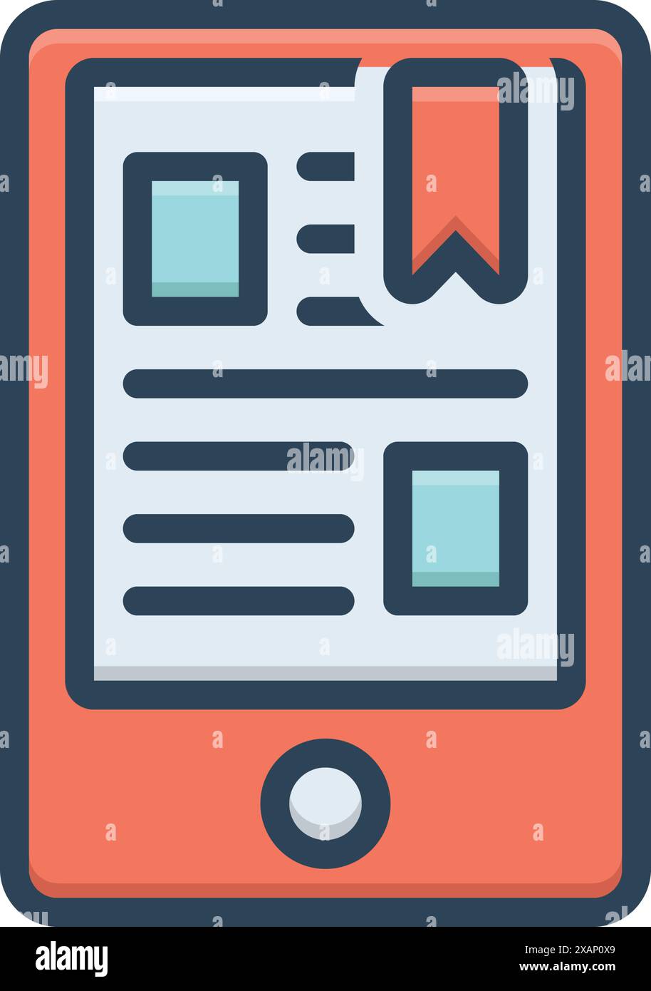 Icon for ereader,bookmark Stock Vector Image & Art - Alamy