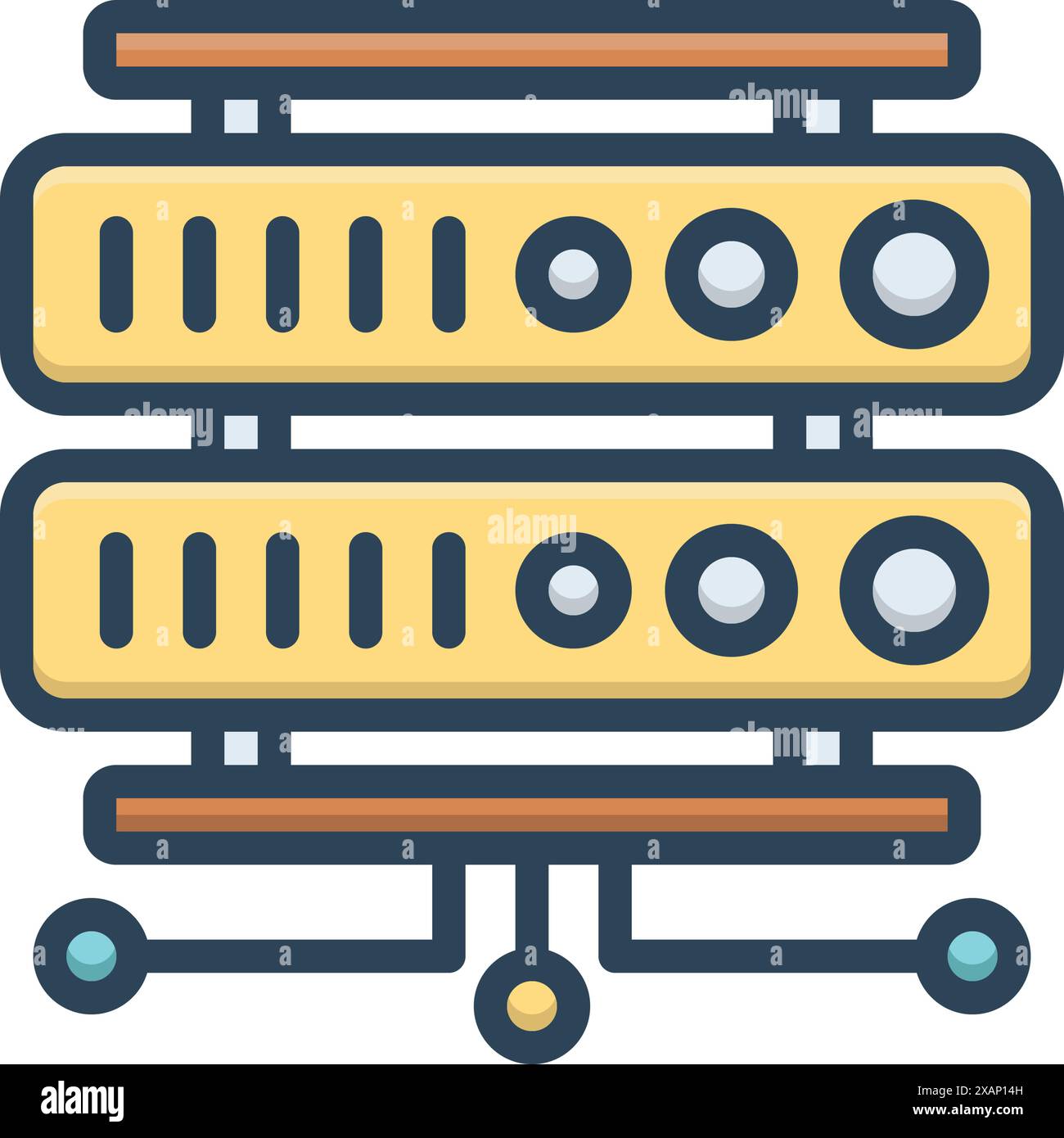 Icon for rackmount server,datacenter,website Stock Vector Image & Art ...