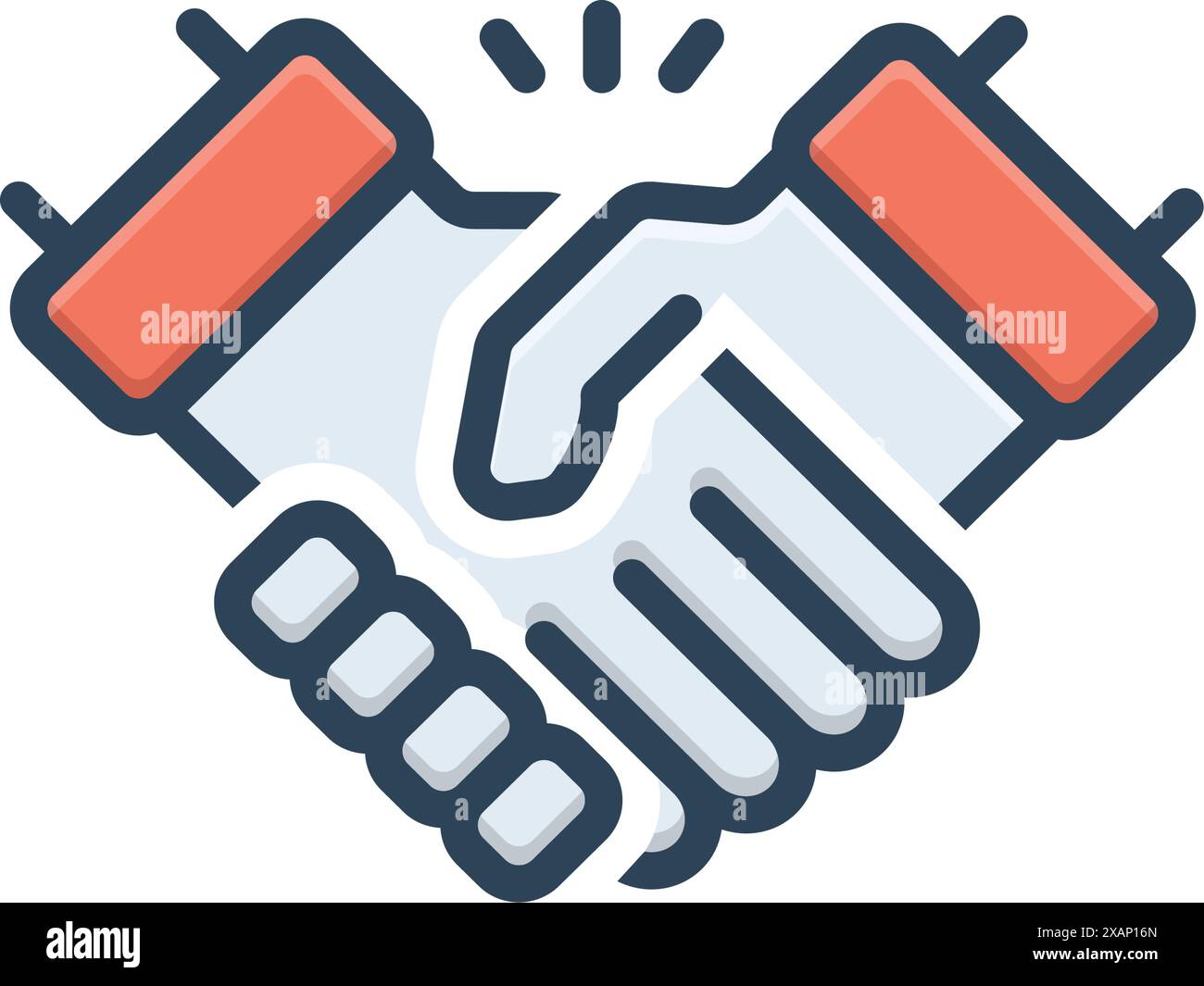 Icon for handshake,disagreement Stock Vector Image & Art - Alamy