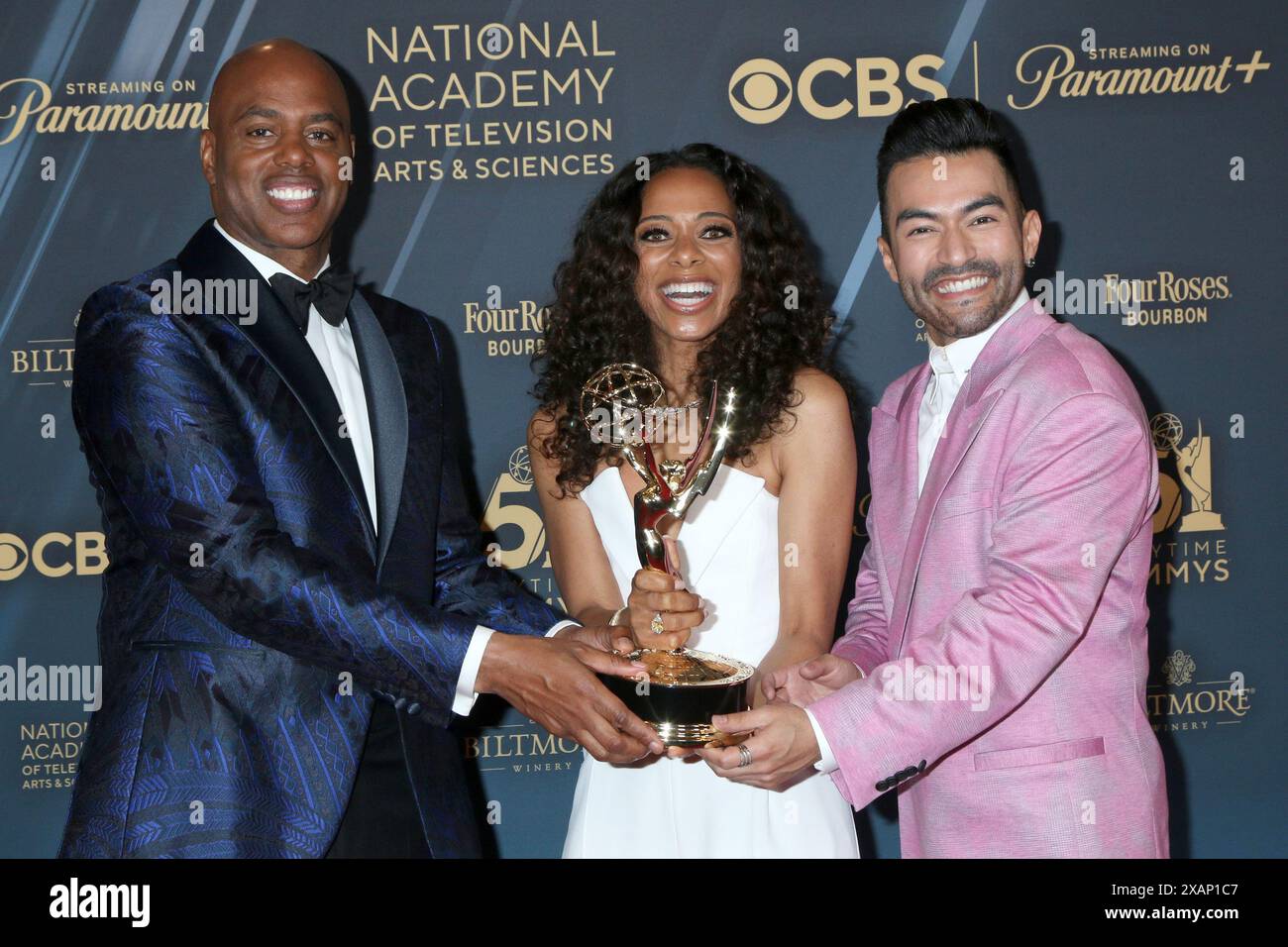 LOS ANGELES - JUN 7: Kevin Frazier, Nischelle Turner, Denny Directo at ...