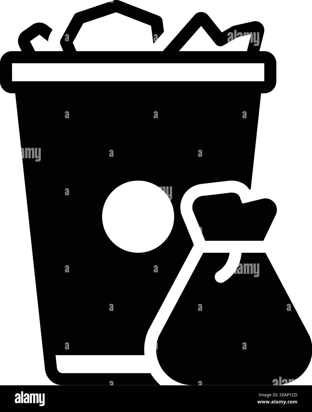 Icon for garbage,trash can,trash,can Stock Vector Image & Art - Alamy