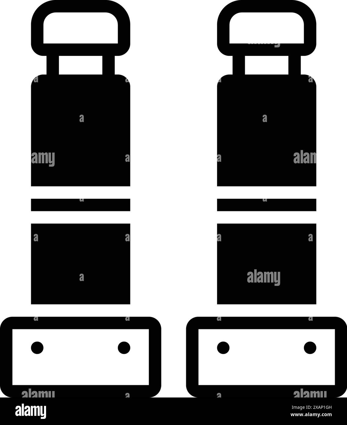 Mooring bollards Stock Vector Images - Alamy
