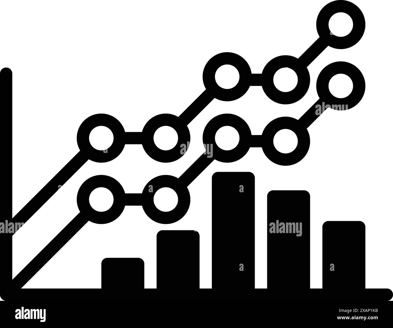 Icon for line chart,graph Stock Vector Image & Art - Alamy