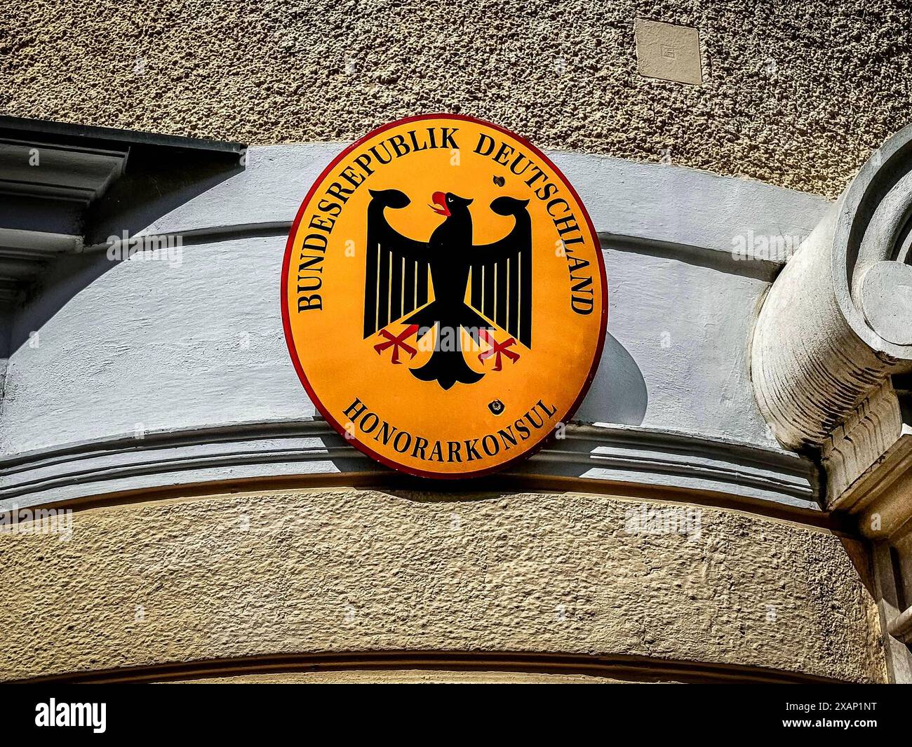 German honorary consul sign hi-res stock photography and images - Alamy
