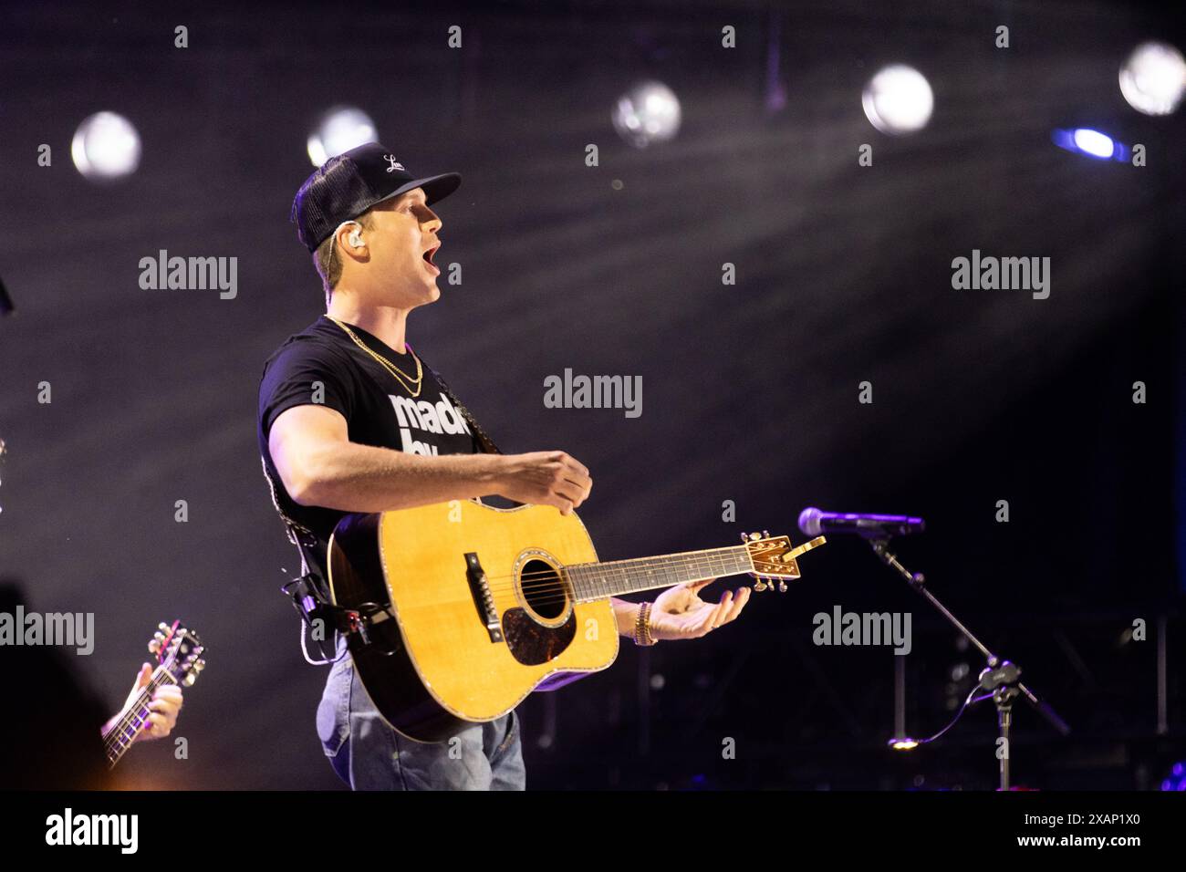 Nashville, TN- June 7: Parker McCollum performs at CMA Fest at Nissan ...