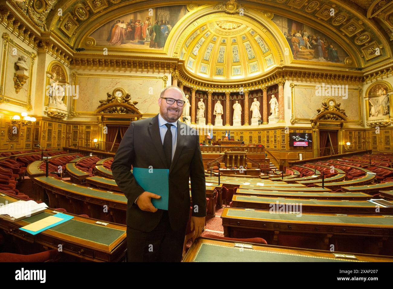 RONAN LE GLEUT FRENCH FOREIGN SENATOR Stock Photo - Alamy