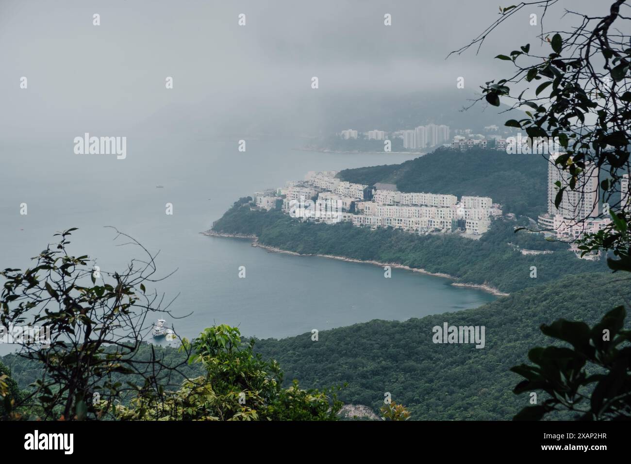 Hiking on the famous trail Dragon's back for wonderful views in Hong ...