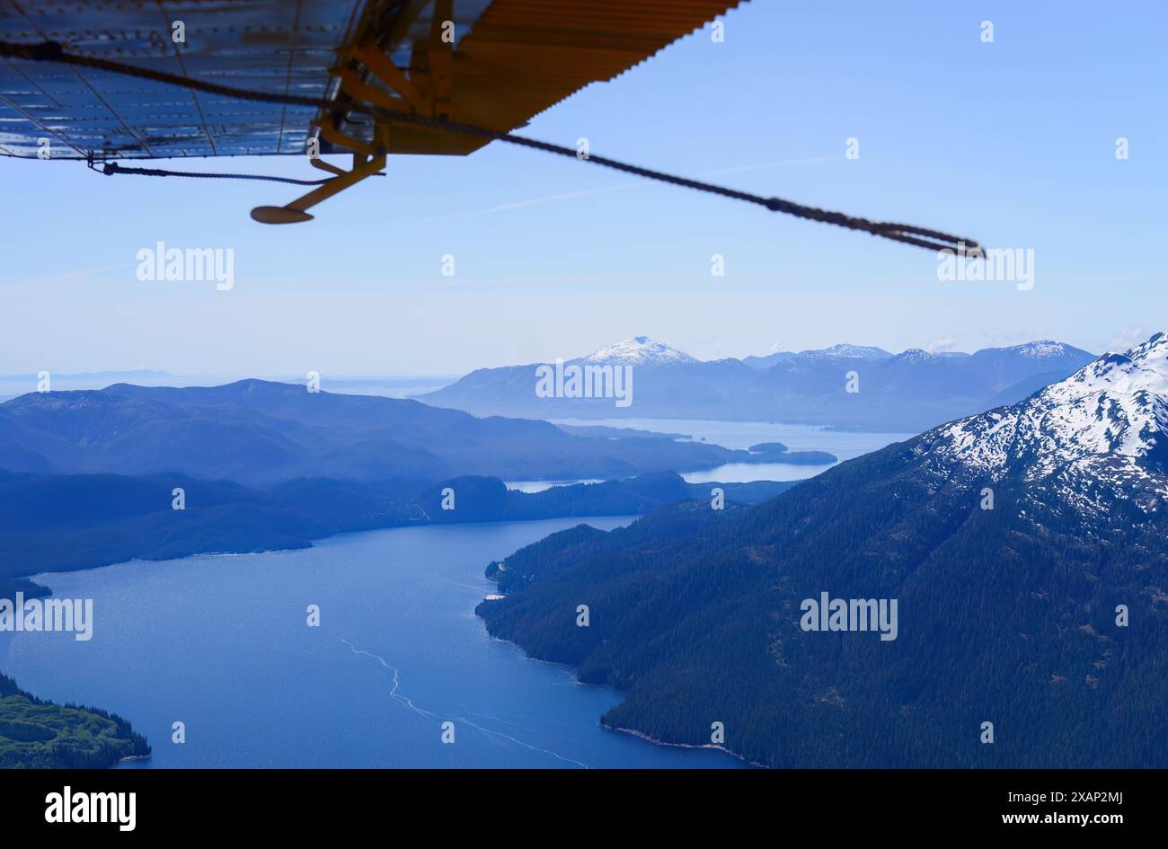 Aerial view of Misty Fjords National Monument from a floatplane. Alaska ...