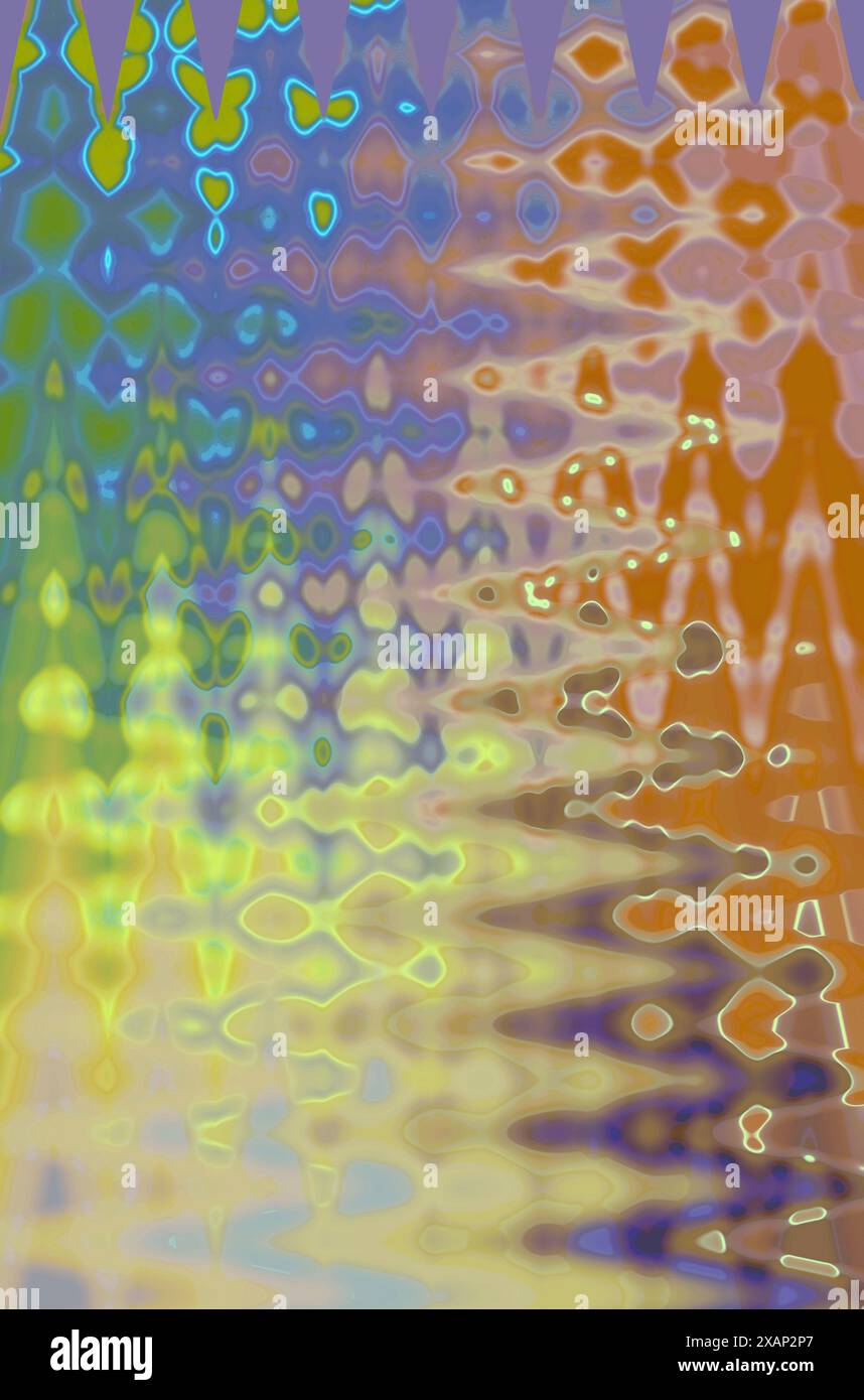 Vibrant abstract background featuring a mix of blue, green, yellow ...