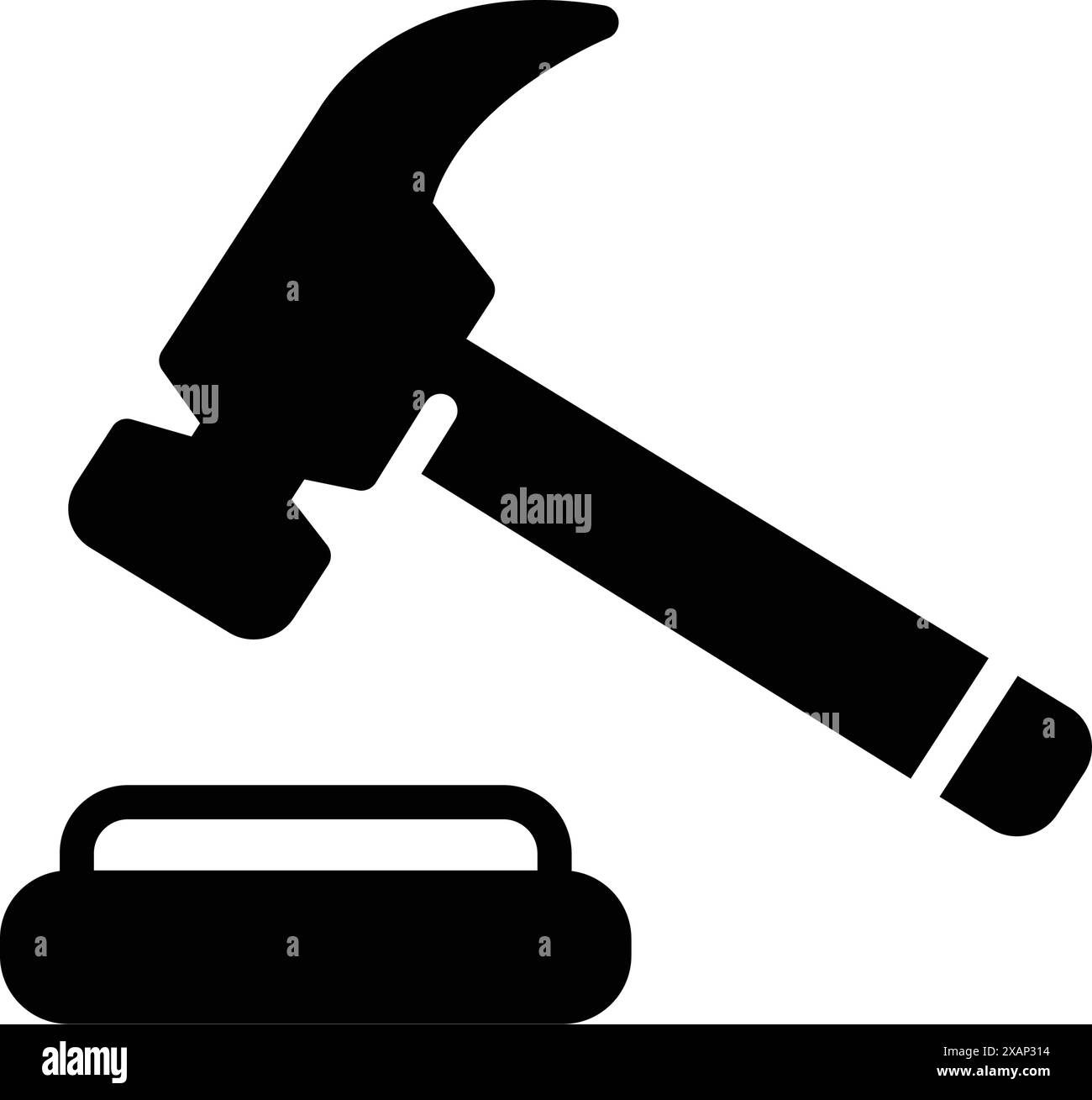 Damaged hammer Black and White Stock Photos & Images - Alamy