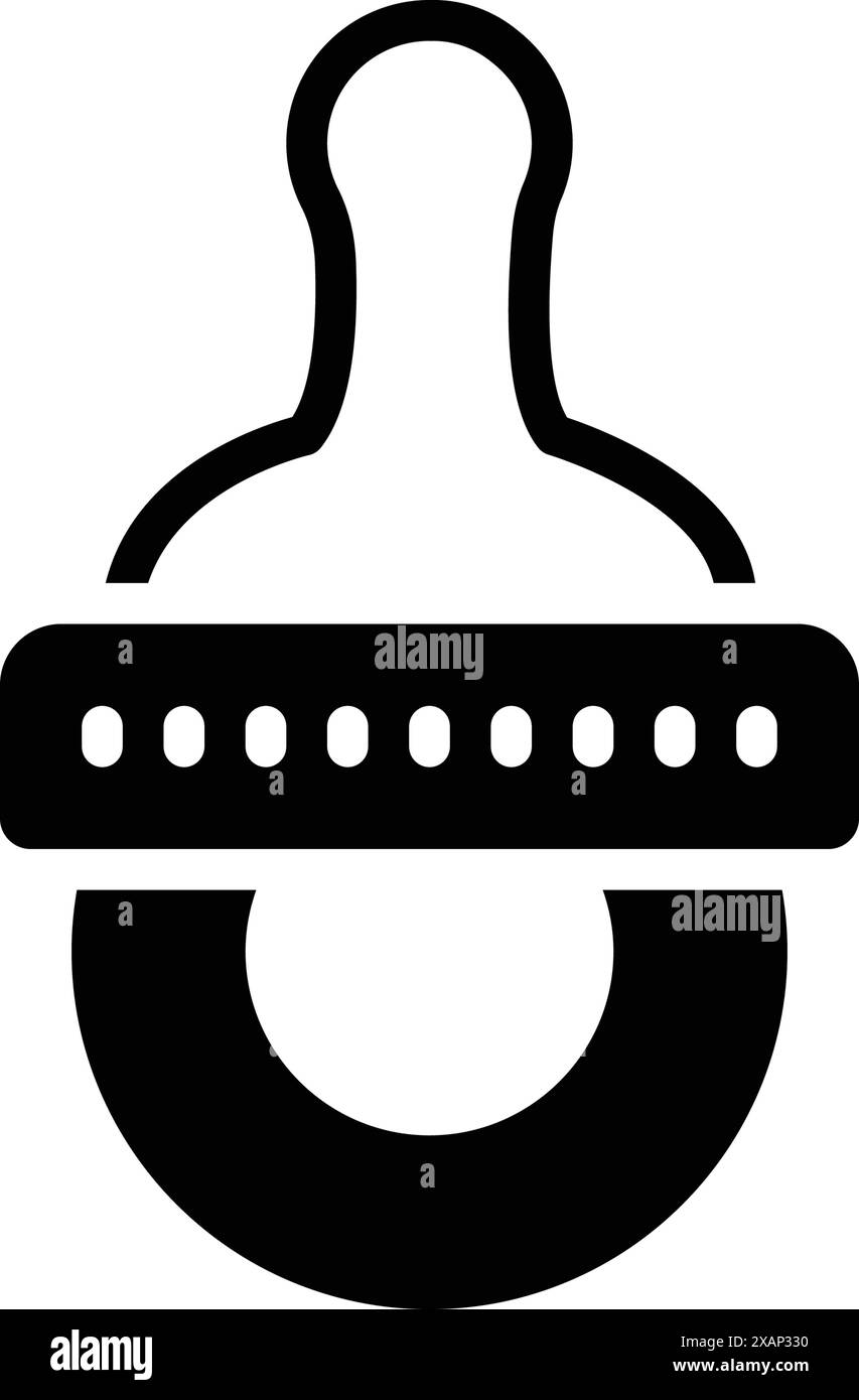 Toddler pacifier Black and White Stock Photos & Images - Alamy