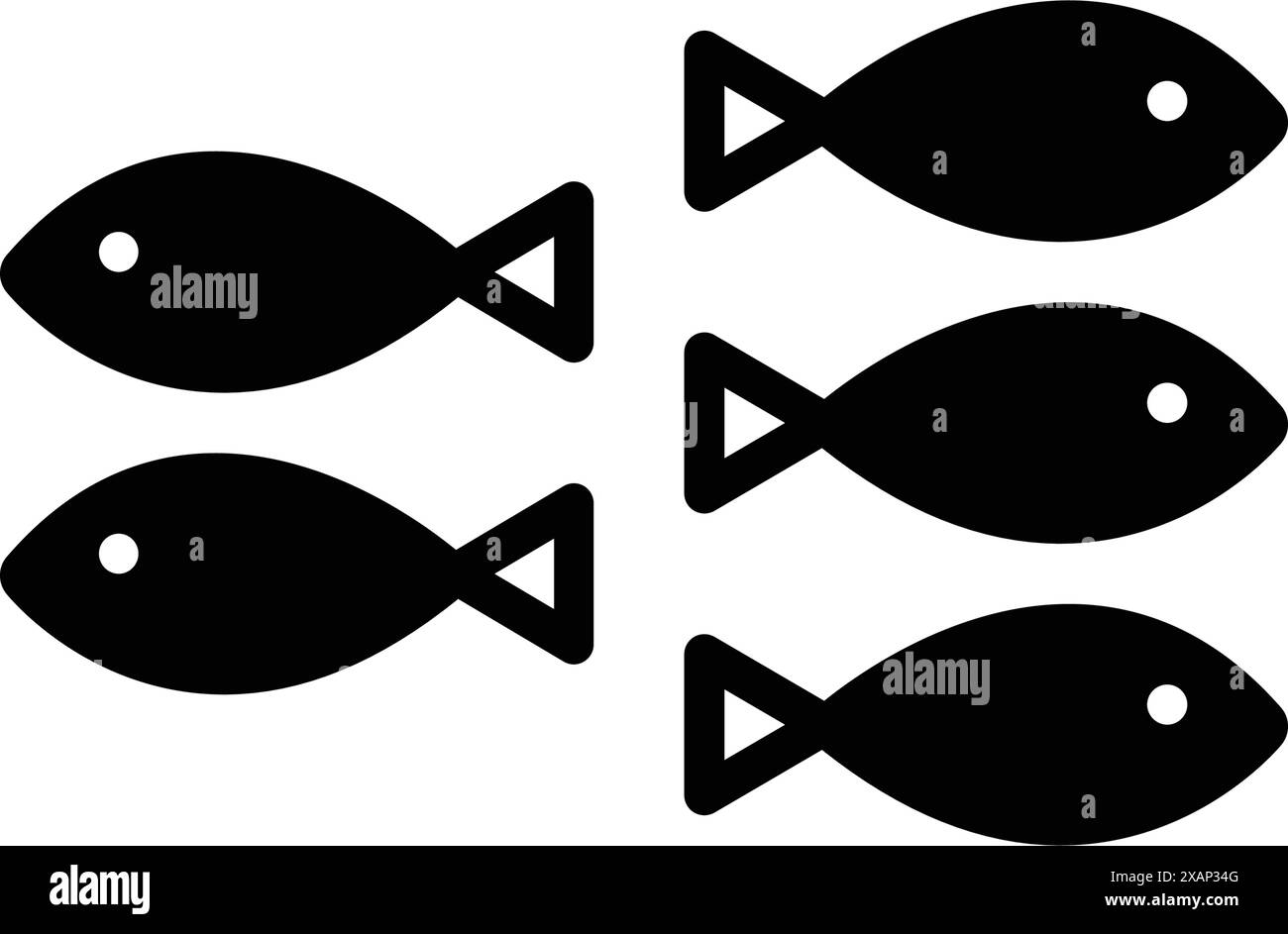 Back of fish Stock Vector Images - Alamy
