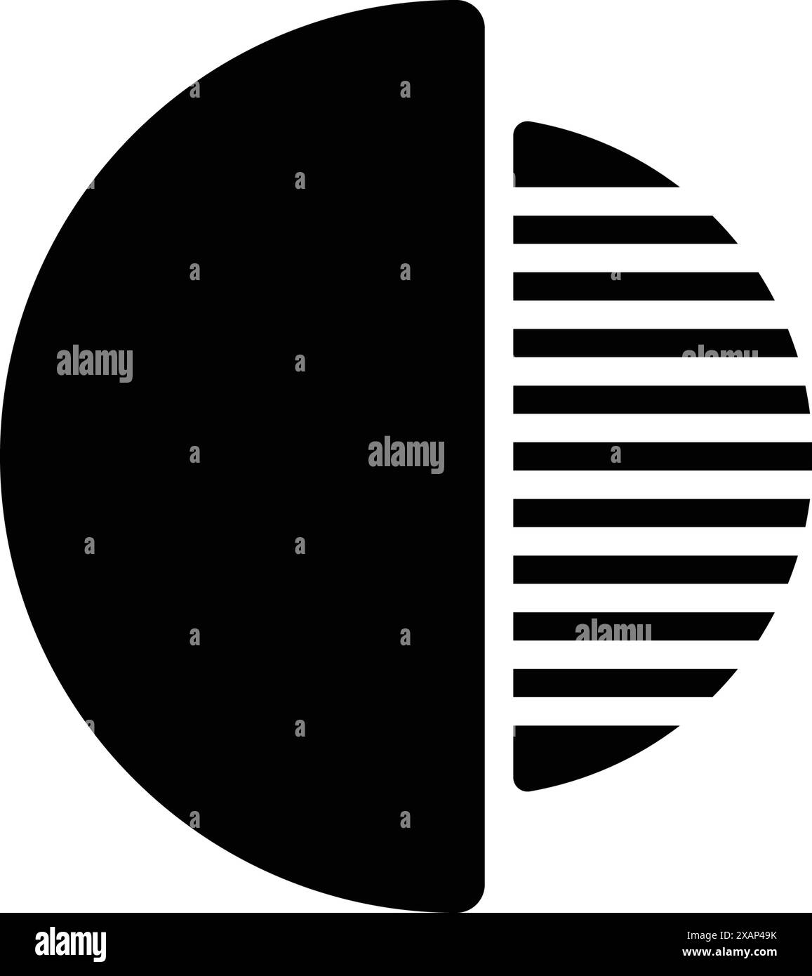 Half divided Cut Out Stock Images & Pictures - Alamy