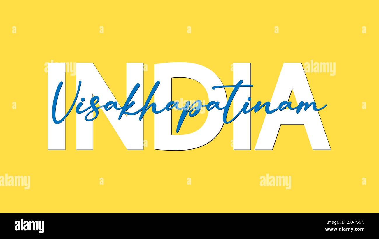 Visakhapatnam in india Stock Vector Images - Alamy