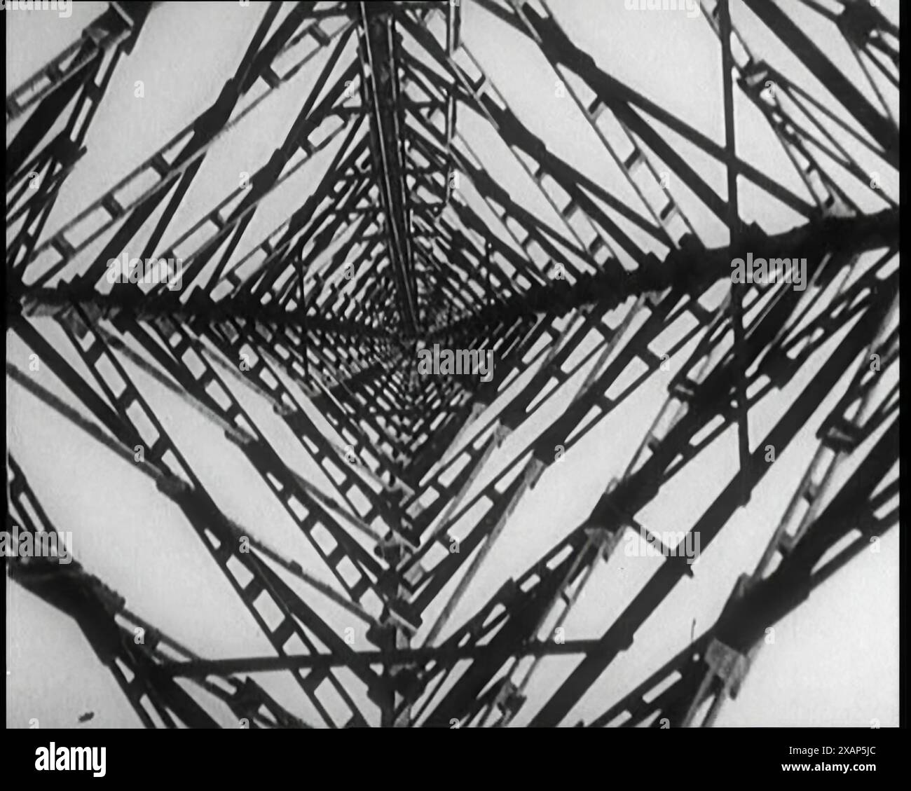 View up a Transmission Tower, 1922. From "Time to Remember - Sitting ...