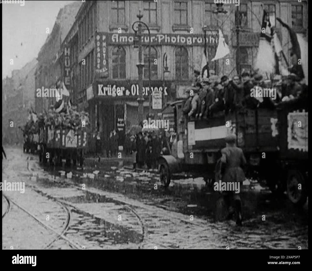 National Socialist (Nazi) Party Campaigning in Germany Scattering ...