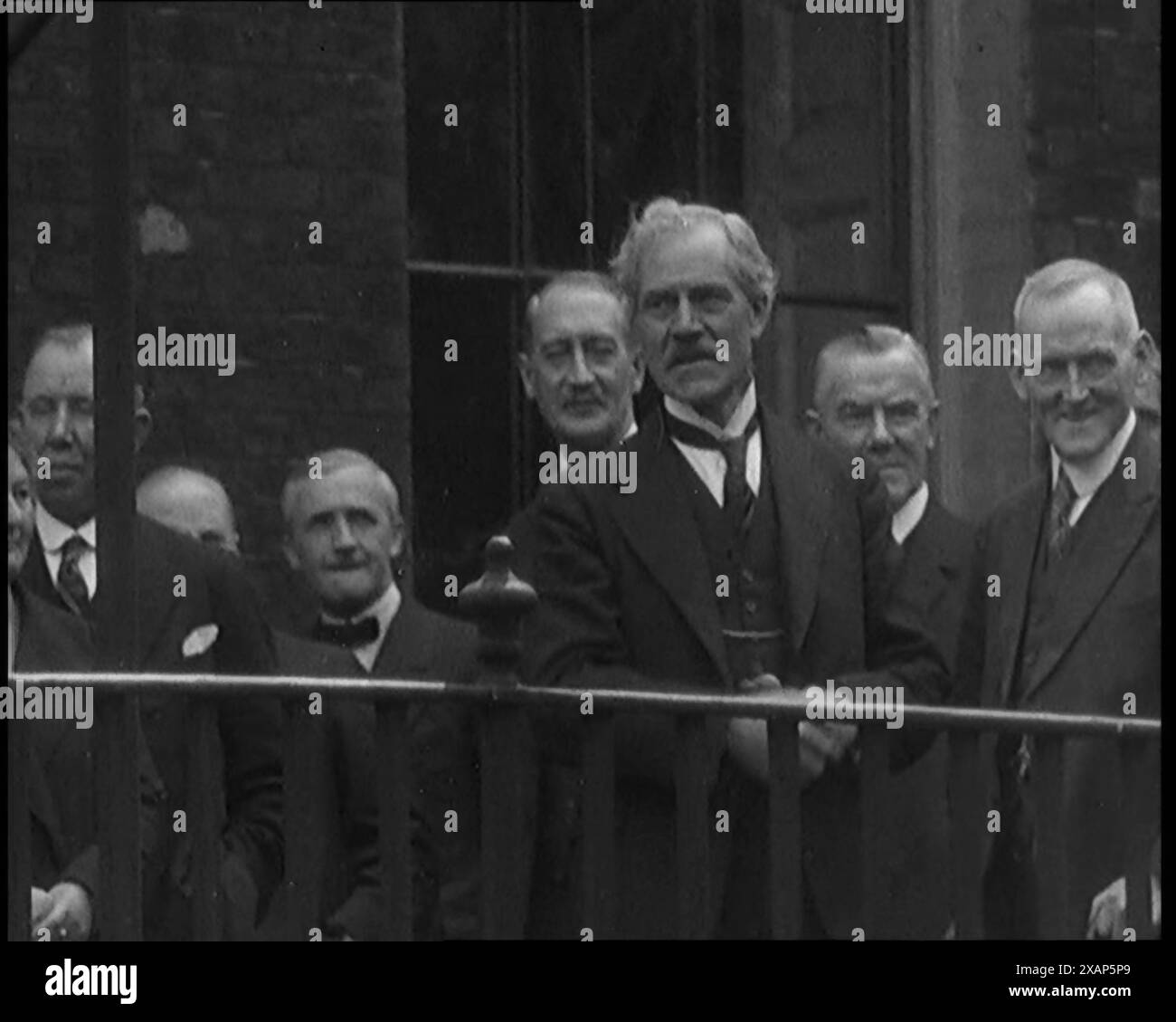 Ramsay MacDonald's Labour Government Gathering on a Balcony, 1929. 'A ...