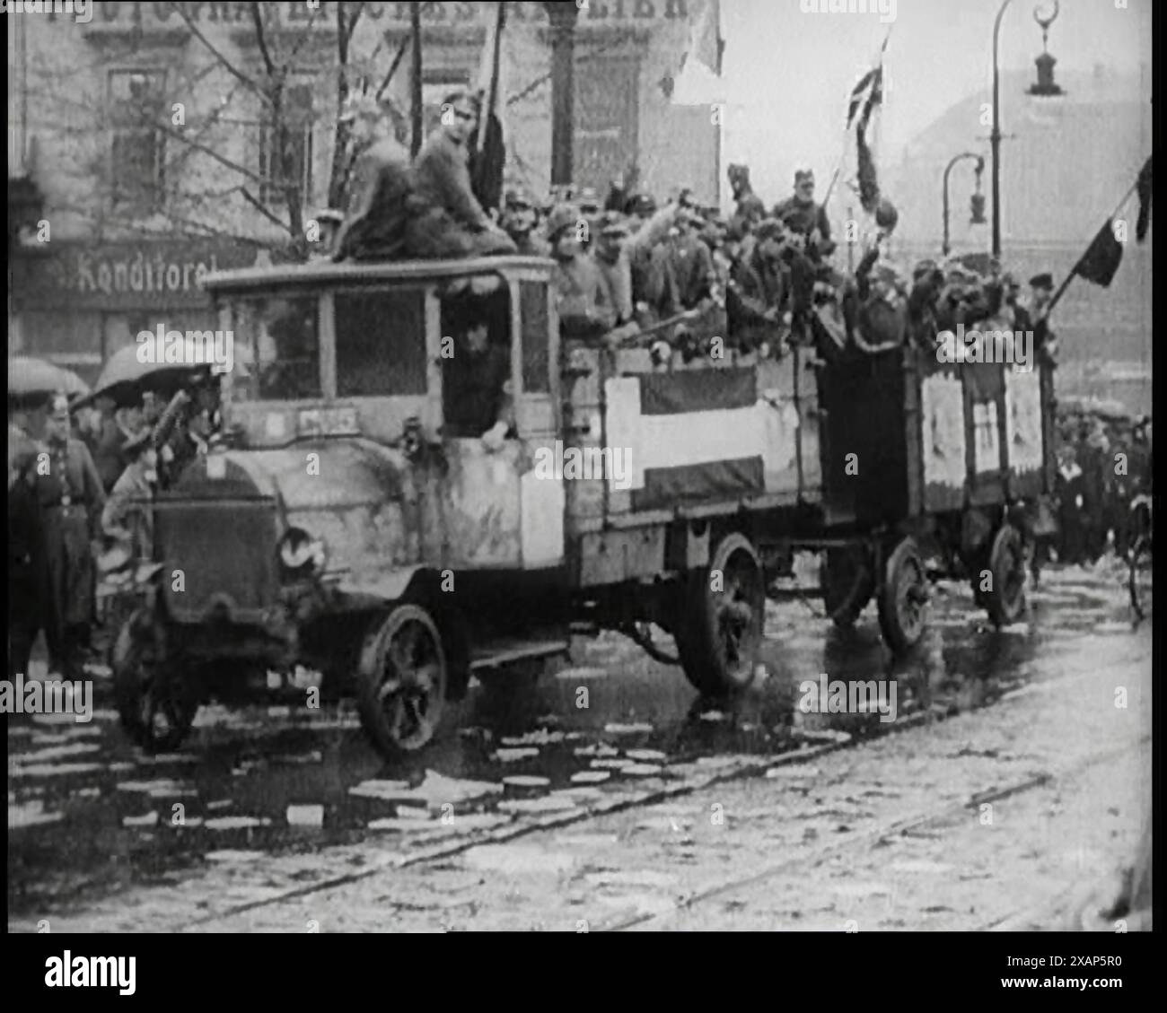 National Socialist (Nazi) Party Campaigning in Germany Scattering ...