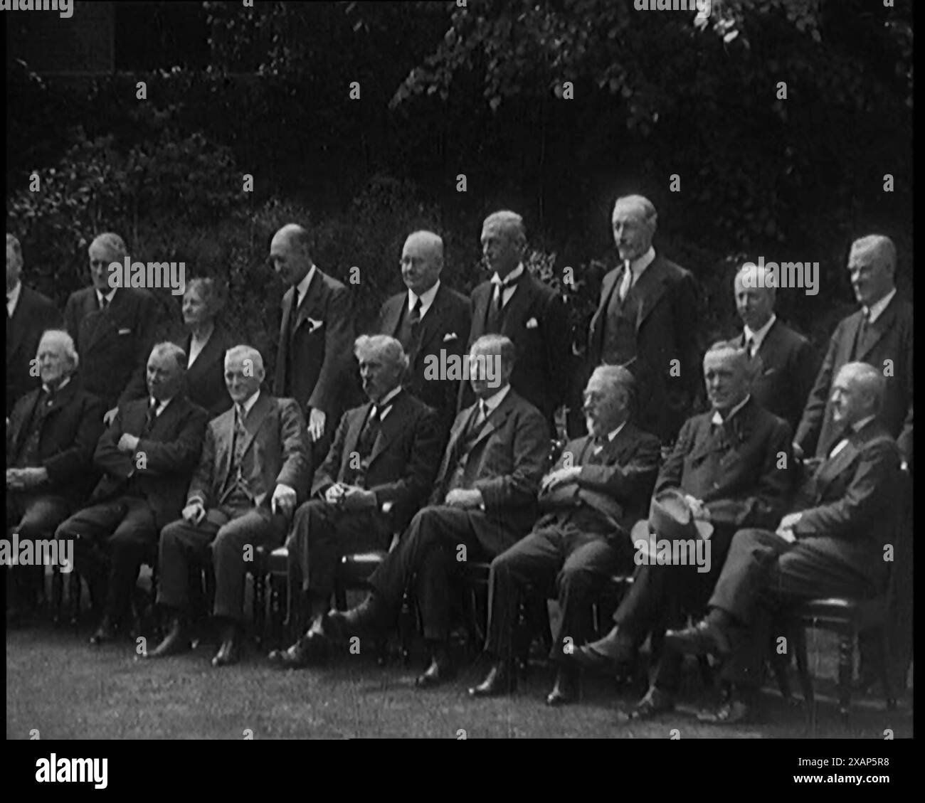 Ramsay MacDonald's Labour Government Gathering in the Garden of No 10 ...