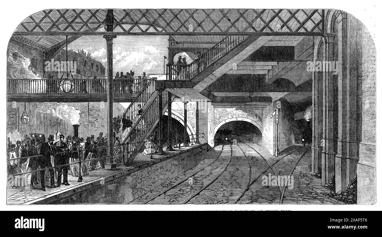 New works on the Metropolitan Railway: junction of the Midland, Great ...