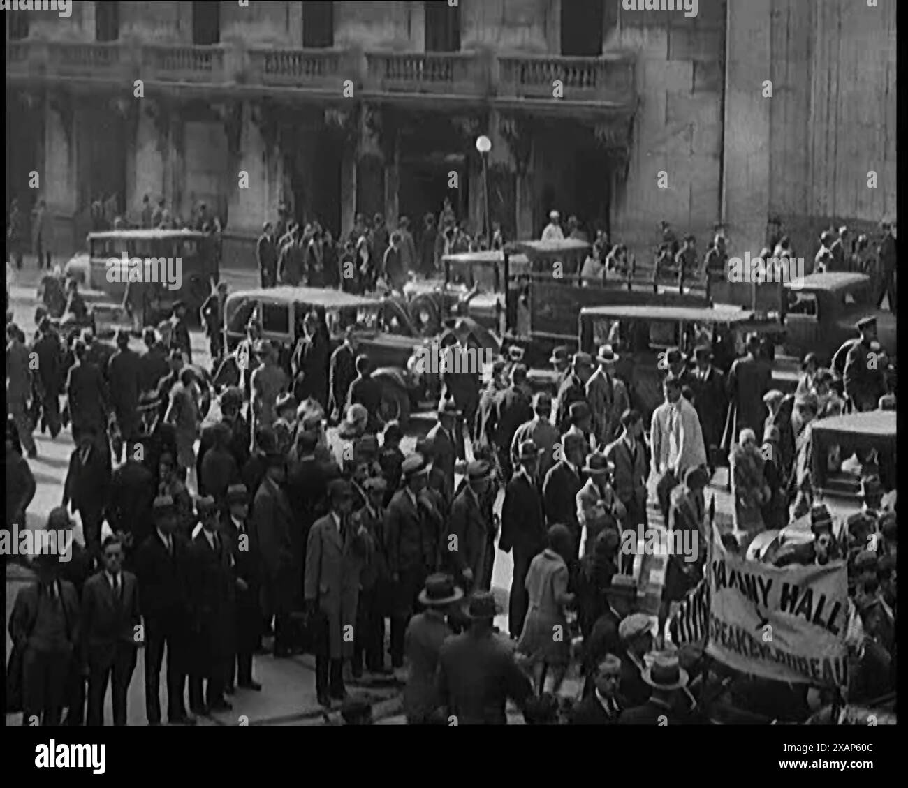 Unemployed People Gathering on the Streets , 1929. 'The recession ...