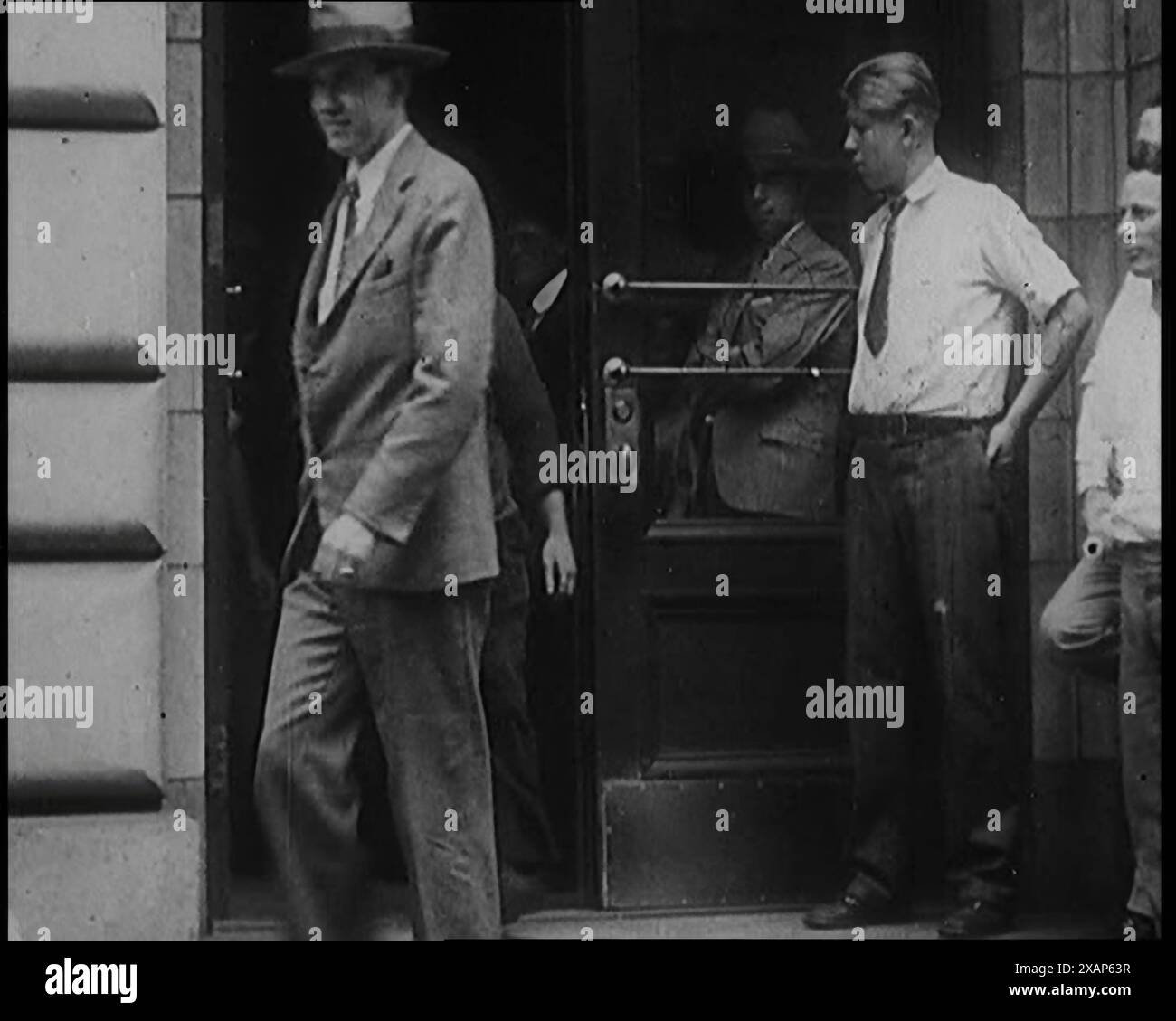 Alcohol Smugglers Coming Out of Court, 1929. Prohibition in the USA ...