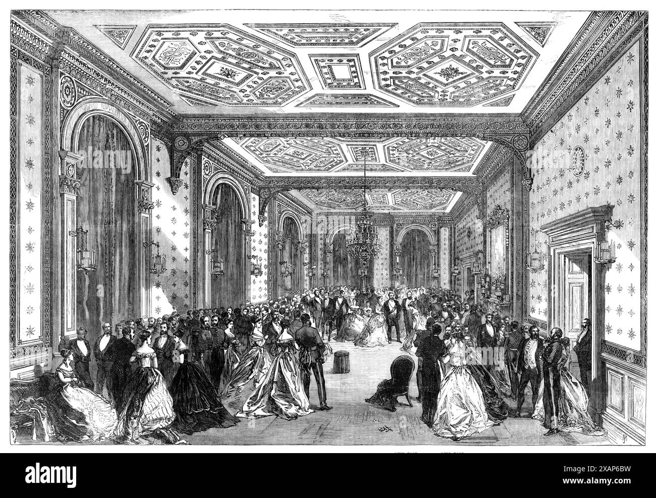 Mr. and Mrs. Disraeli's Assembly at the new Foreign Office, [London ...