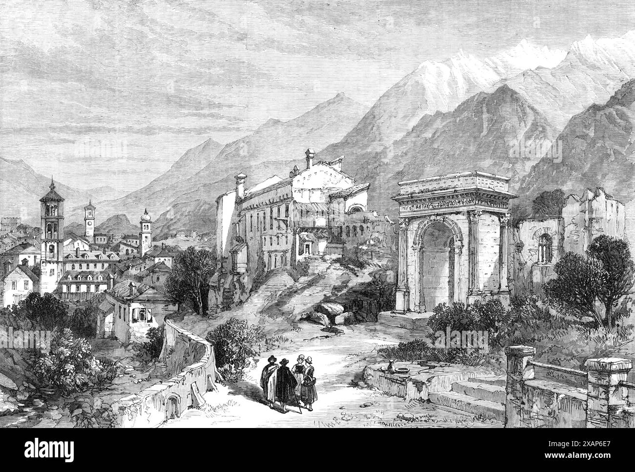 New overland route to India: Mont Cenis Railway - Susa, in Piedmont ...