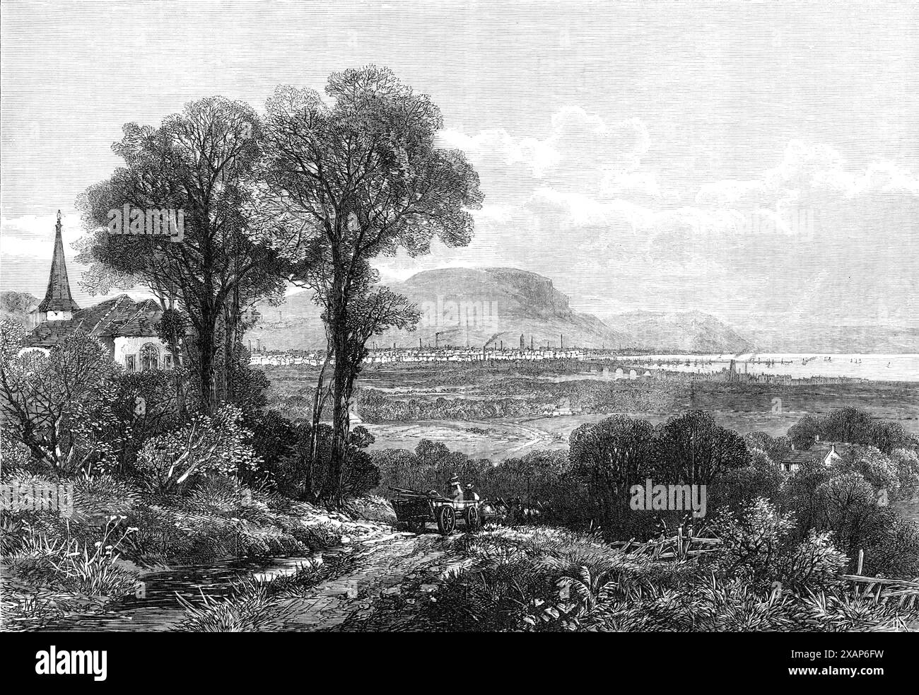 Prince Arthur in Ireland: Belfast, from Newtownbreda, 1869. 'Our View ...