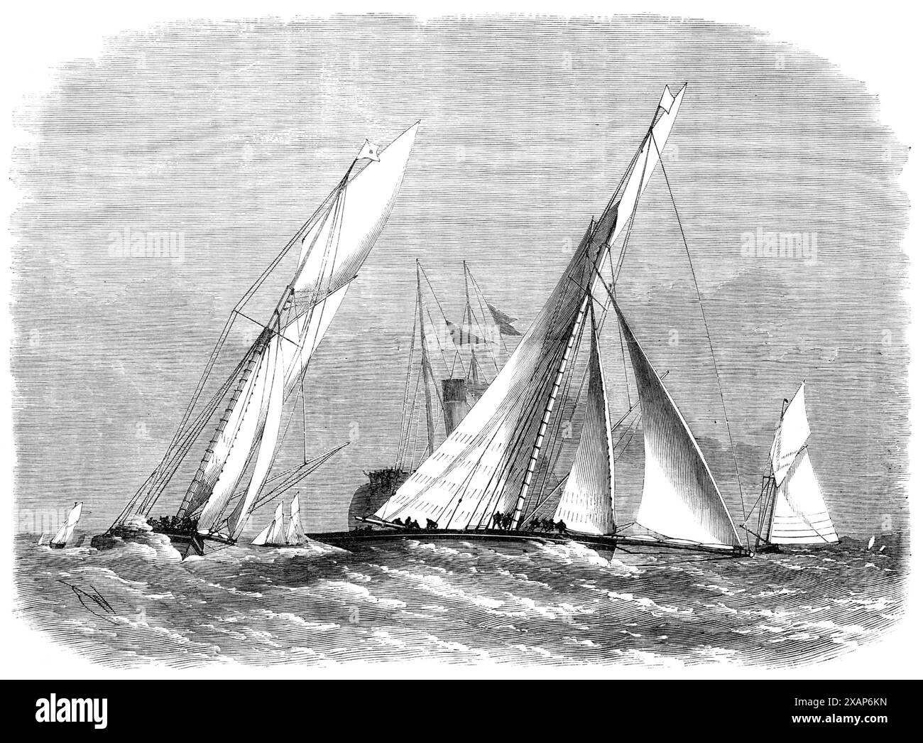 Royal London Yacht Club match - the Sphinx and Volante rounding at ...