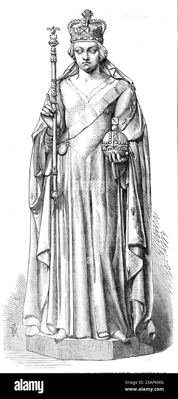 Statues on west end Black and White Stock Photos & Images - Alamy