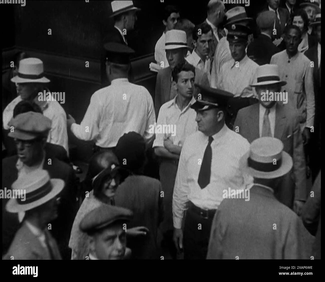American Civilians Walking down the Streets, 1930s. 'A country of many ...