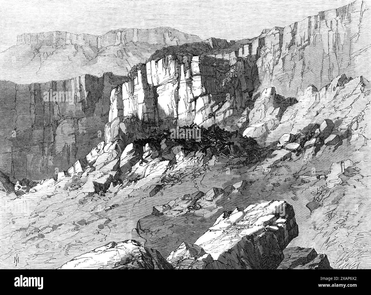 The Abyssinian Expedition: the place of execution of Theodore's ...