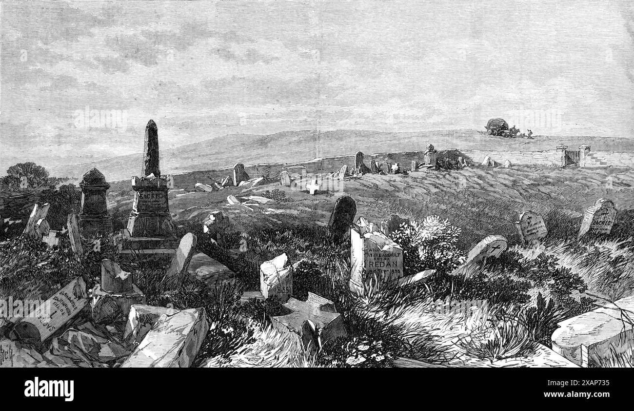 The Crimea Revisited: graves of British soldiers, 1869. 'It is plain ...