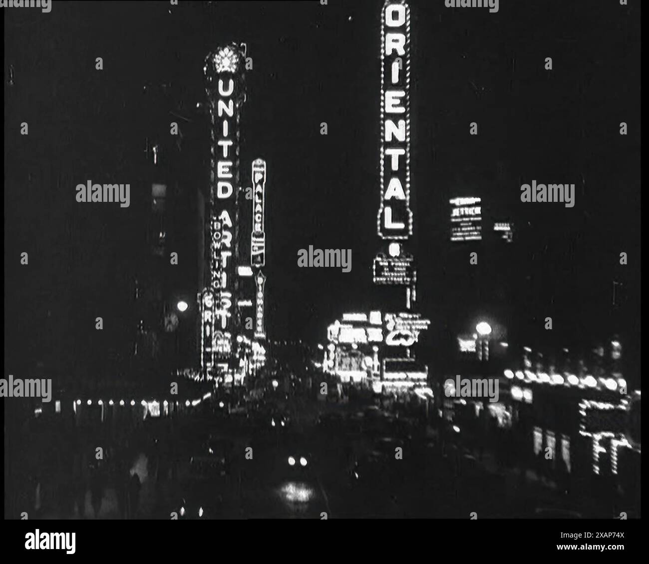 Lights on an American City Street, 1930s. From "Time To Remember - The ...