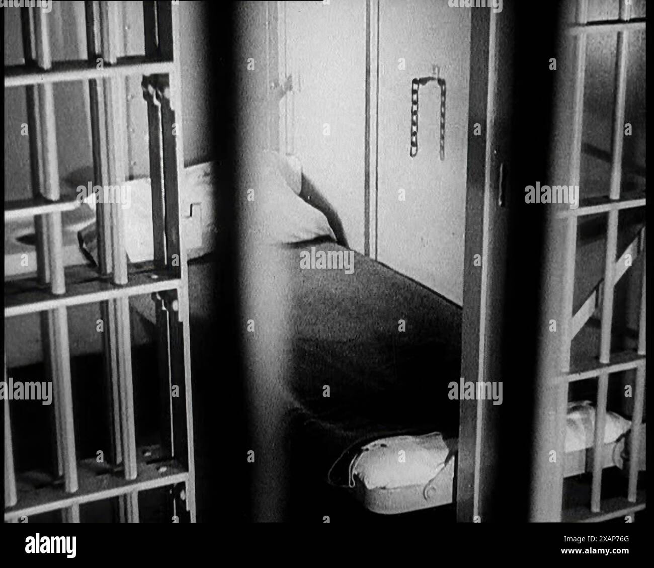 A Prison Cell, 1930s. "The crime of the century" - the Lindbergh ...
